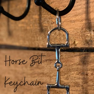 Horse Gift Keychain Snaffle Bit Equestrian Keychain Gift Horse Bit ...