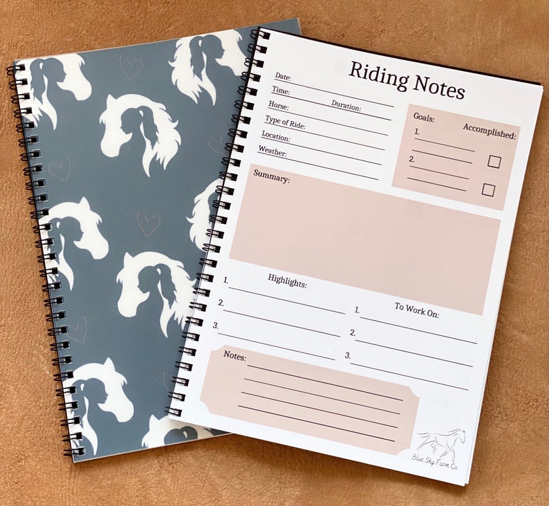 Horse Riding Journal Gift for Teenage Girl Horse Notebook - Etsy