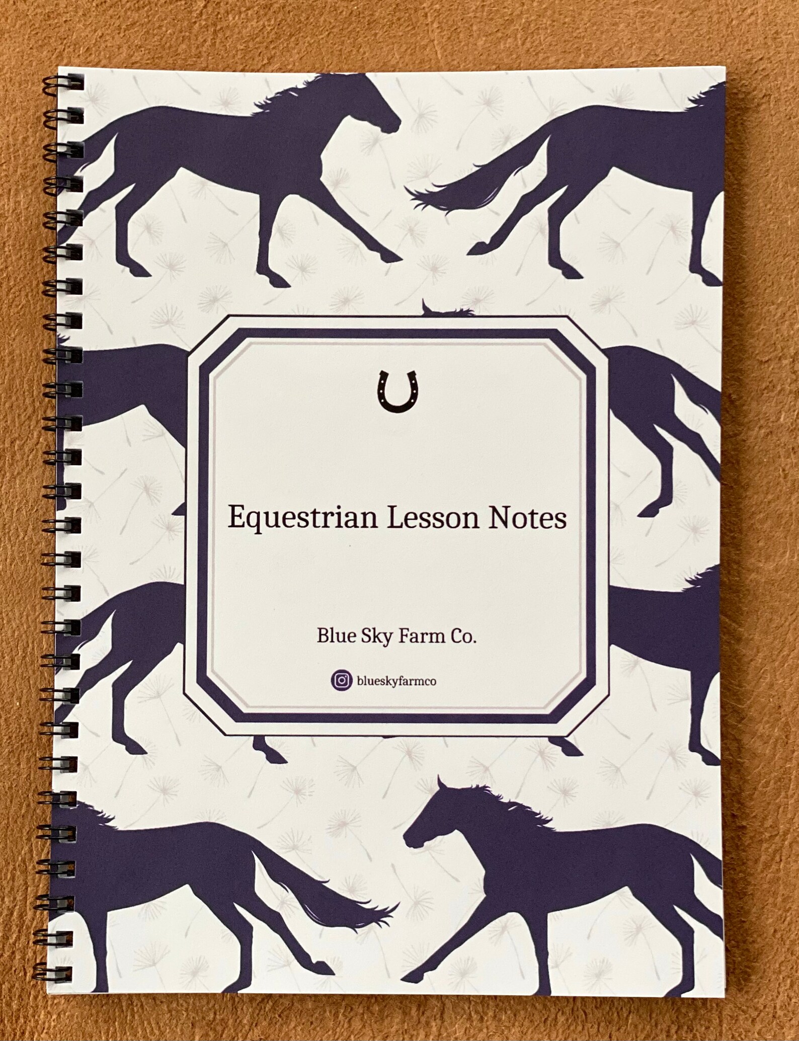 Personalized Horse Lesson Note Journal Equestrian Journal Horse ...
