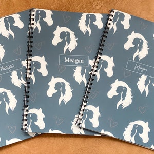 Personalized Horse Show Notebook Equestrian Youth Journal Horse Show ...