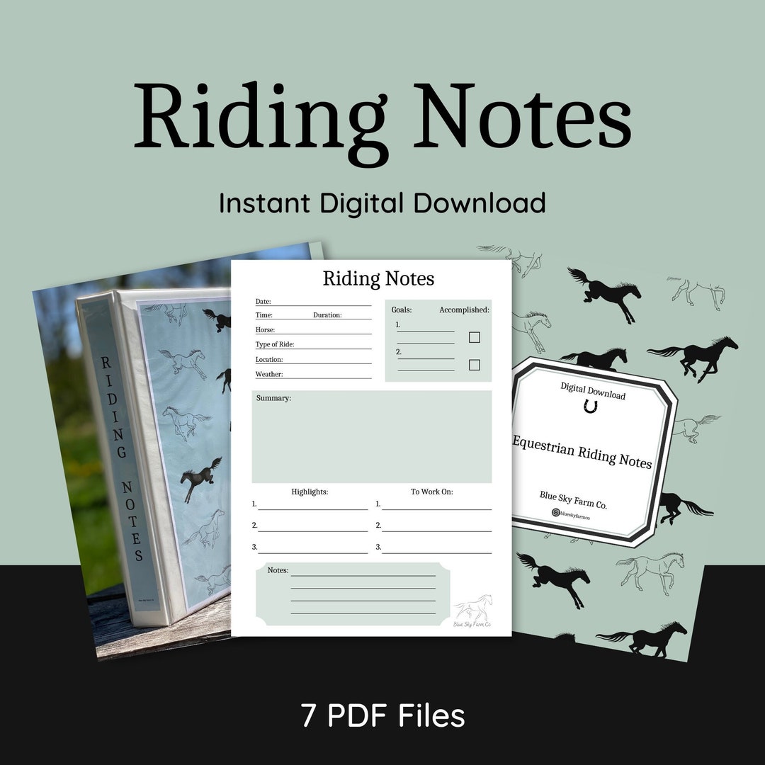 Horse Riding Journal Equestrian Journal Horse Training Log Barrel Racer ...