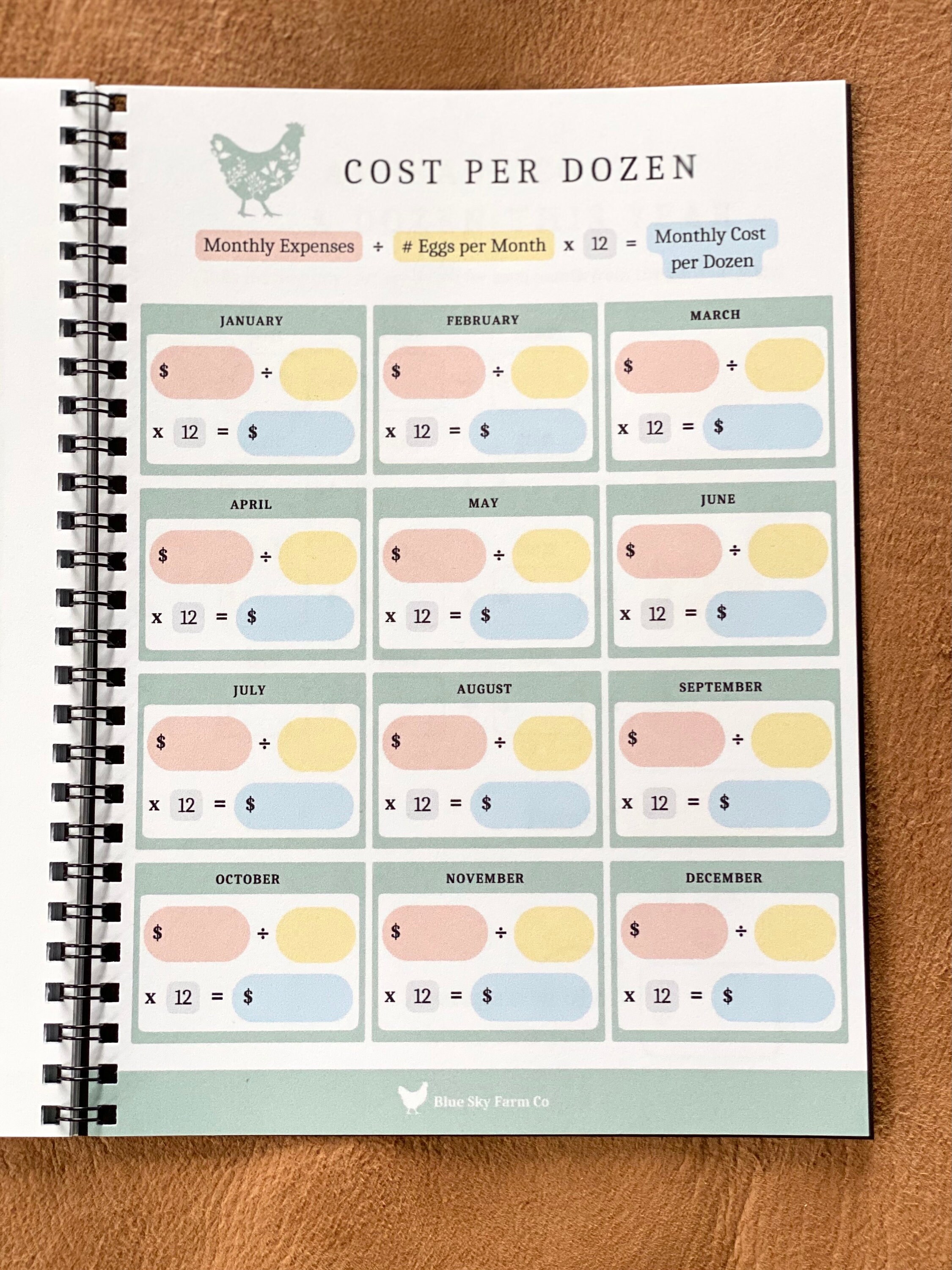 Chicken Egg Collecting Journal for Homesteading Gift Chicken - Etsy