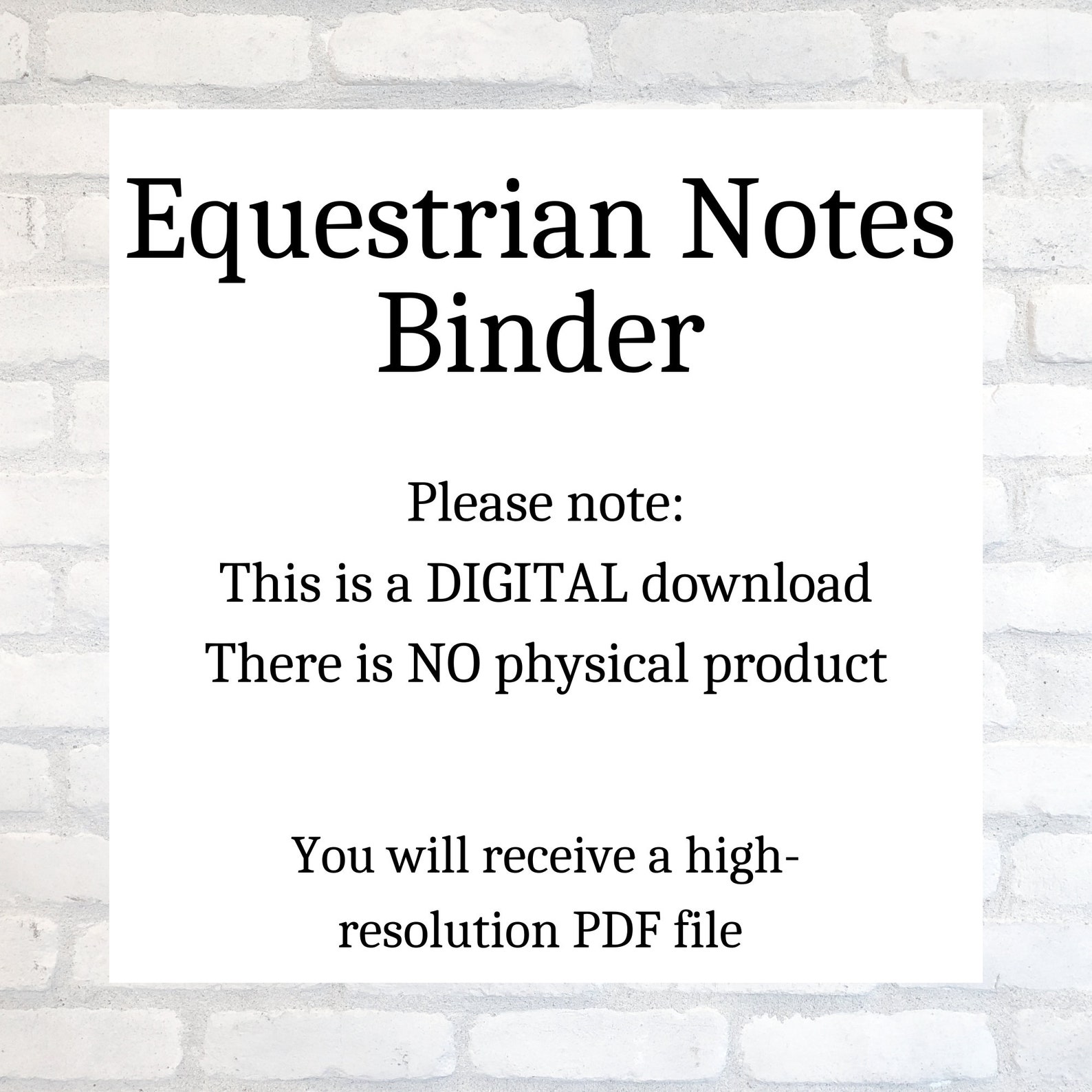 Equestrian Riding Journal Horse Printable Journal Horse Training Log ...