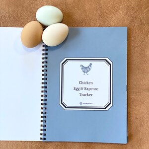 Egg Production Tracker Chicken Egg Chart Kids Chores Journal Farm ...