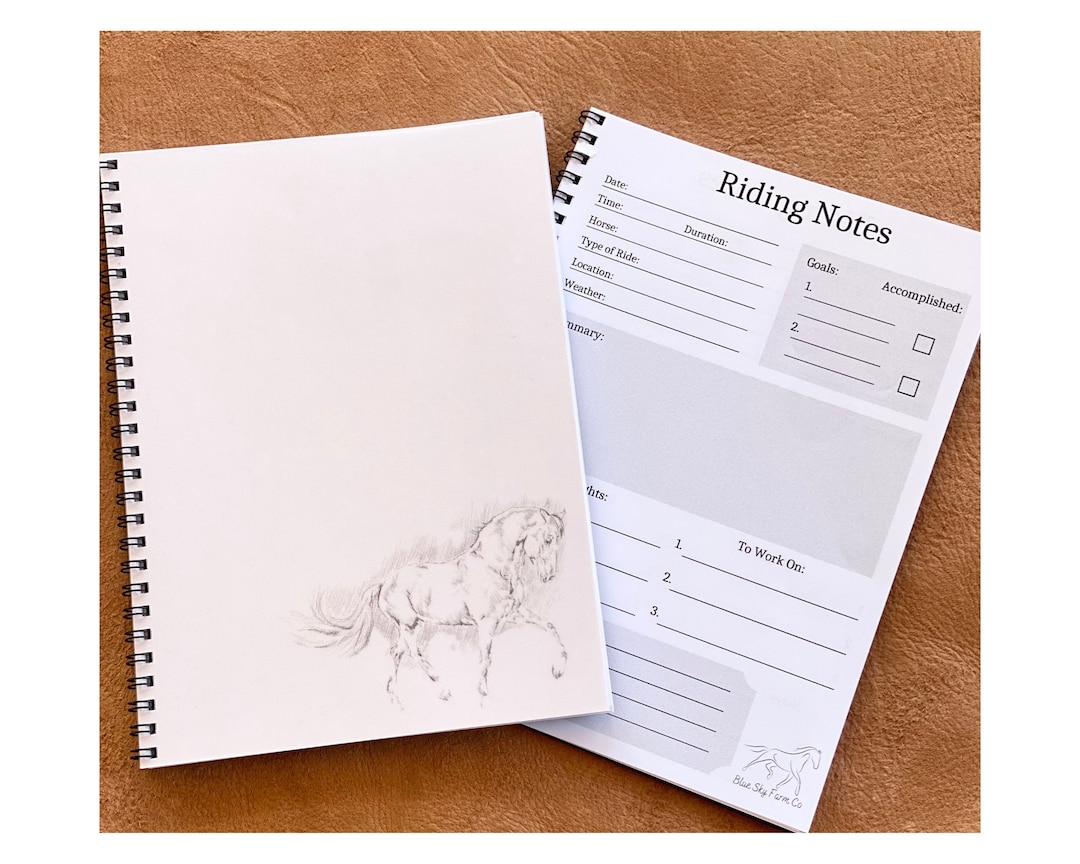 Equestrian Riding Journal Horse Gift for Horse Girl Minimalist Journal ...