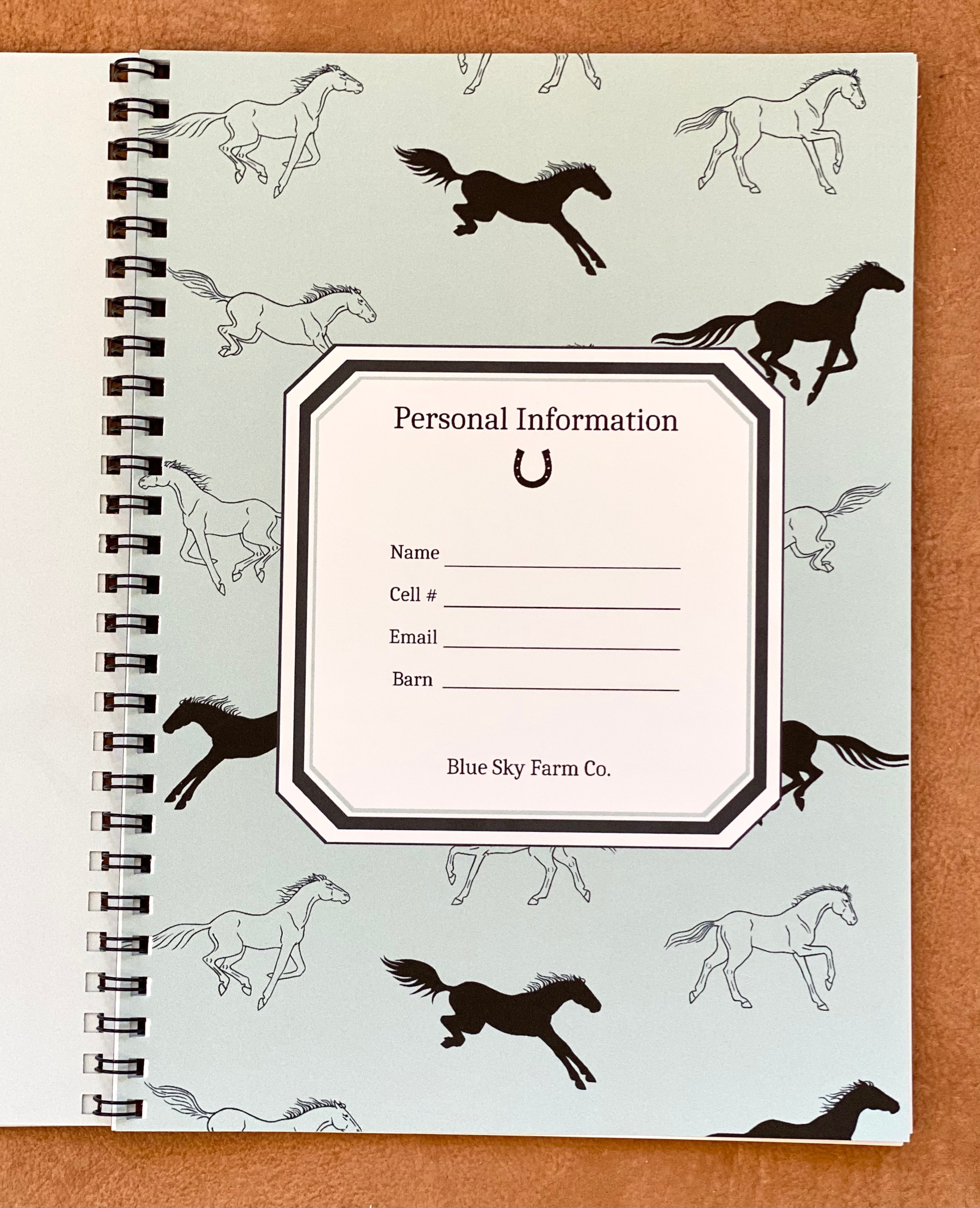 Personalized Horse Lesson Note Journal Equestrian Journal Horse ...