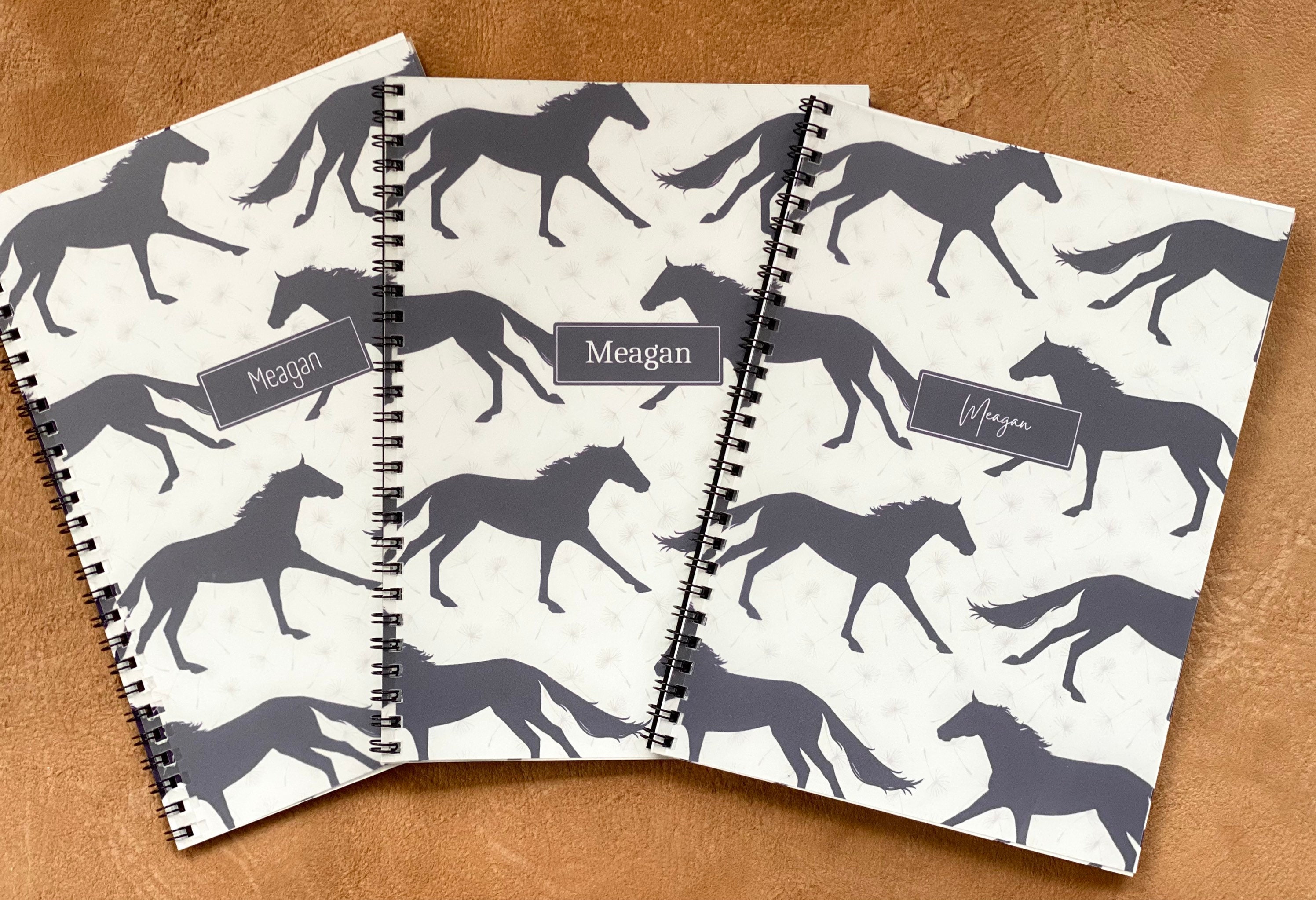 Personalized Horse Gift Custom Riding Journal Equestrian Journal Horse ...