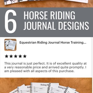 Horse Riding Journal Gift for Teenage Girl Horse Notebook Simple ...