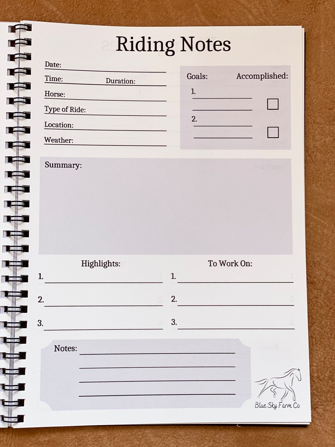 Horse Riding Journal Equestrian Journal Horse Training Log Barrel Racer ...
