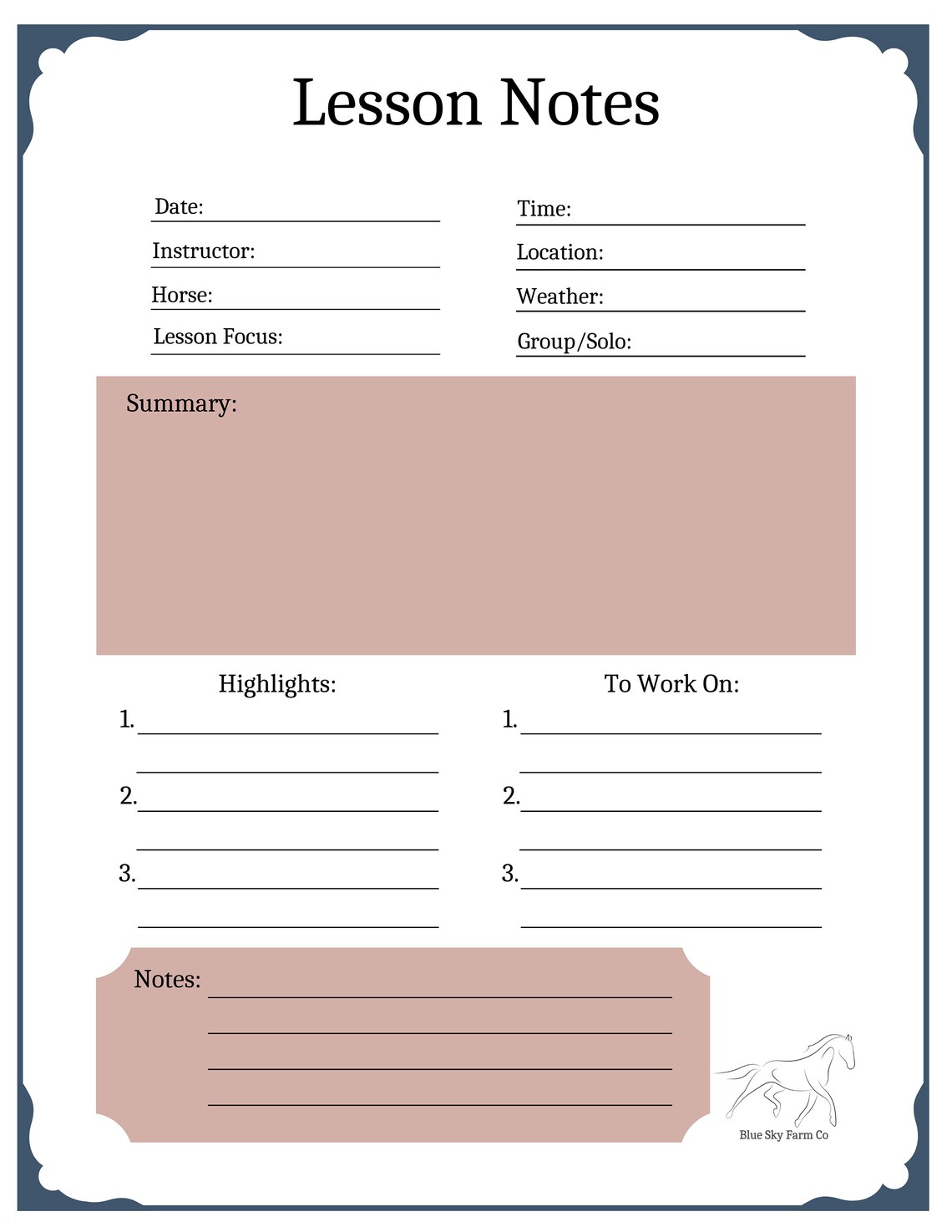 Equestrian Horse Lesson Journal Dressage Horse Riding Notebook - Etsy