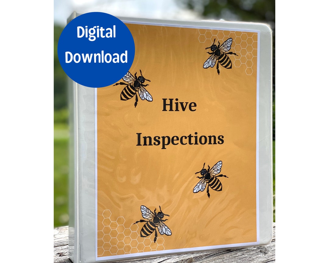 Easy Beekeeping Hive Inspections Honeybee Printable Beginner Beekeeper ...