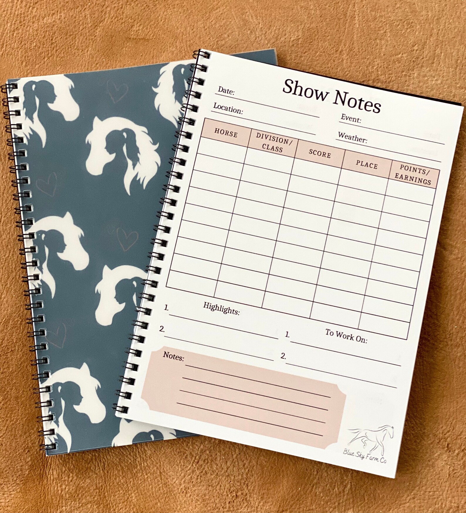 Equine Show Competition Journal Equestrian Journal Horse Show Log ...