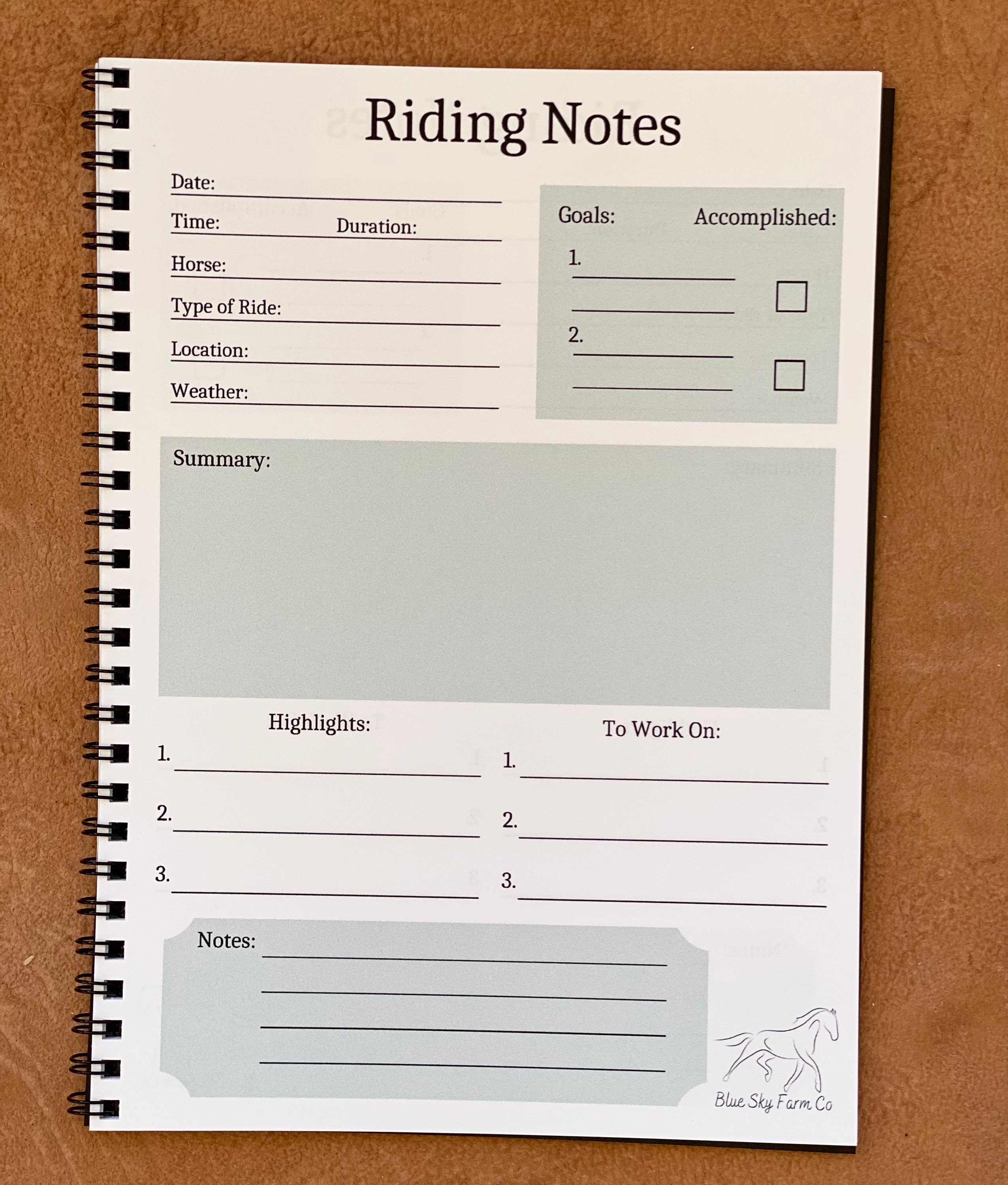 Equestrian Download Horse Riding Journal Horse Eventing Diary Barrel ...