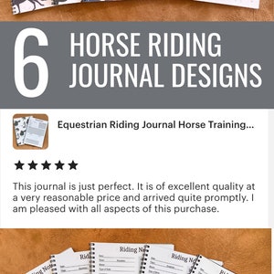 Equestrian Riding Journal Horse Training Log Barn Gift for Horse Lover ...