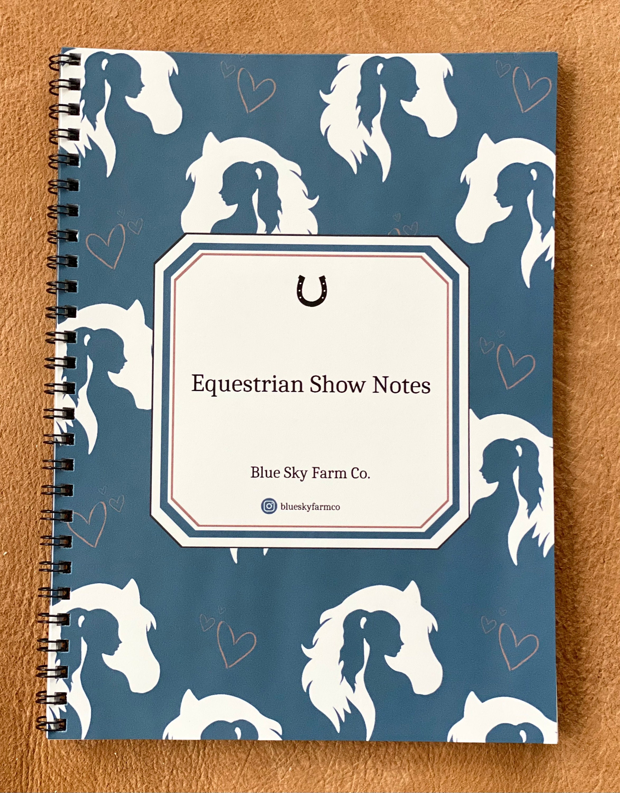 Personalized Horse Show Notebook Equestrian Youth Journal Horse Show ...