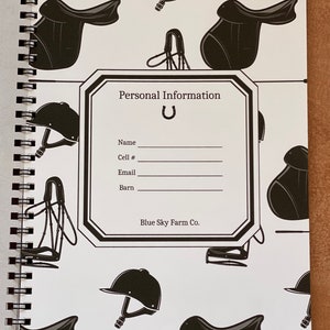 Custom Name Horse Notebook Horse Instructor Gift for Horse Owner Gift ...