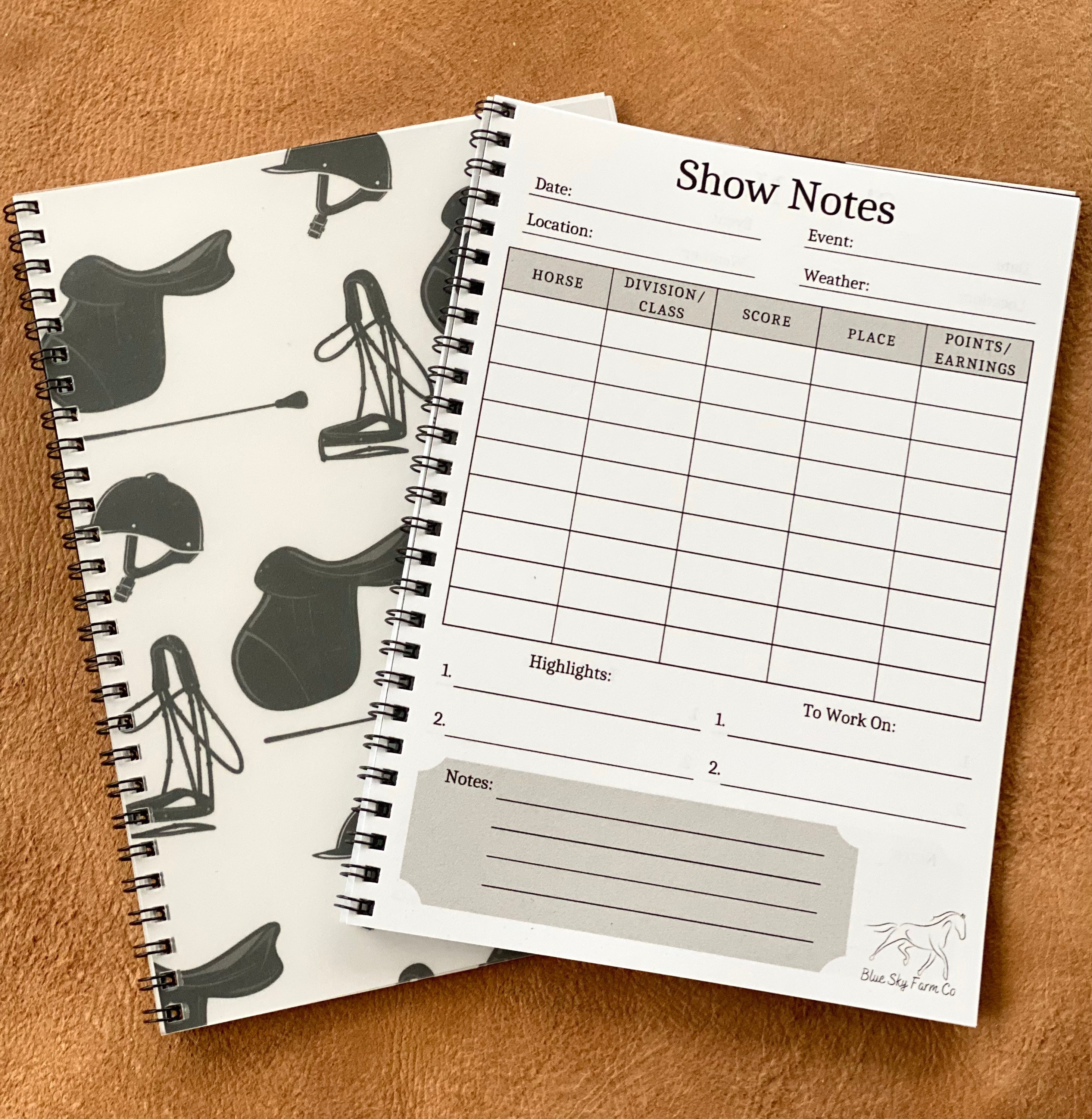 Equestrian Show Record Journal Equestrian Journal Green Horse Log ...