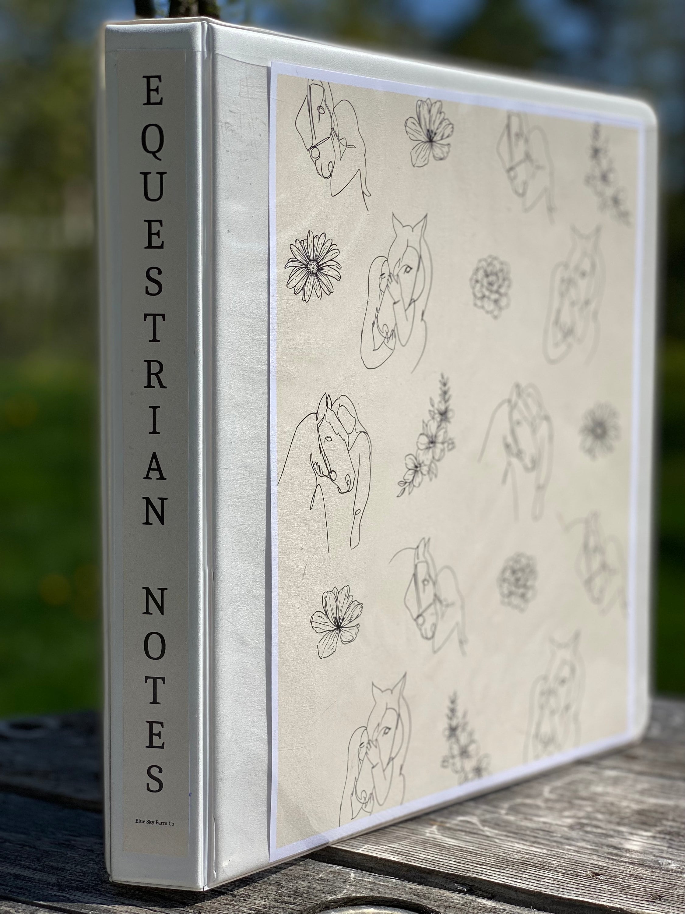 Equestrian Riding Journal Horse Printable Journal Horse Training Log ...