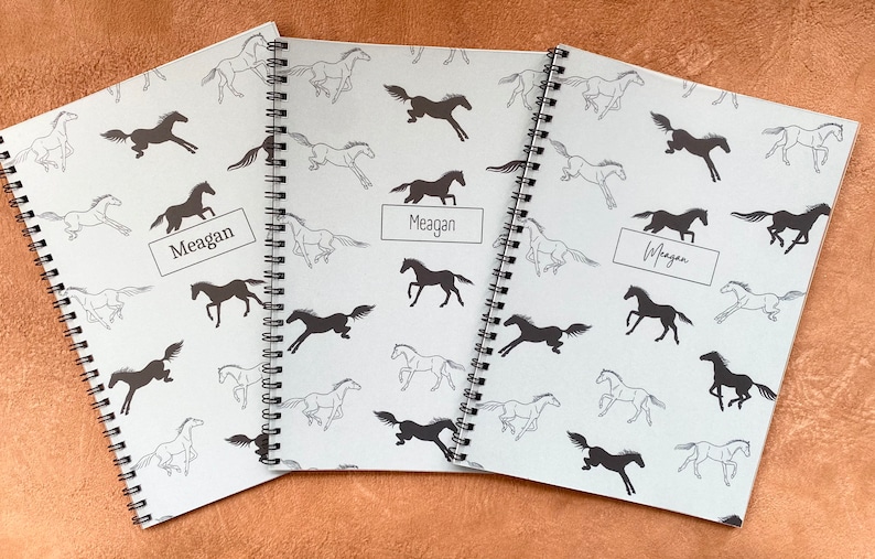 Personalized Horse Lesson Note Journal Equestrian Journal Horse ...