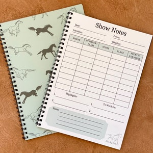 Equine Show Competition Journal Equestrian Journal Horse Show Log ...