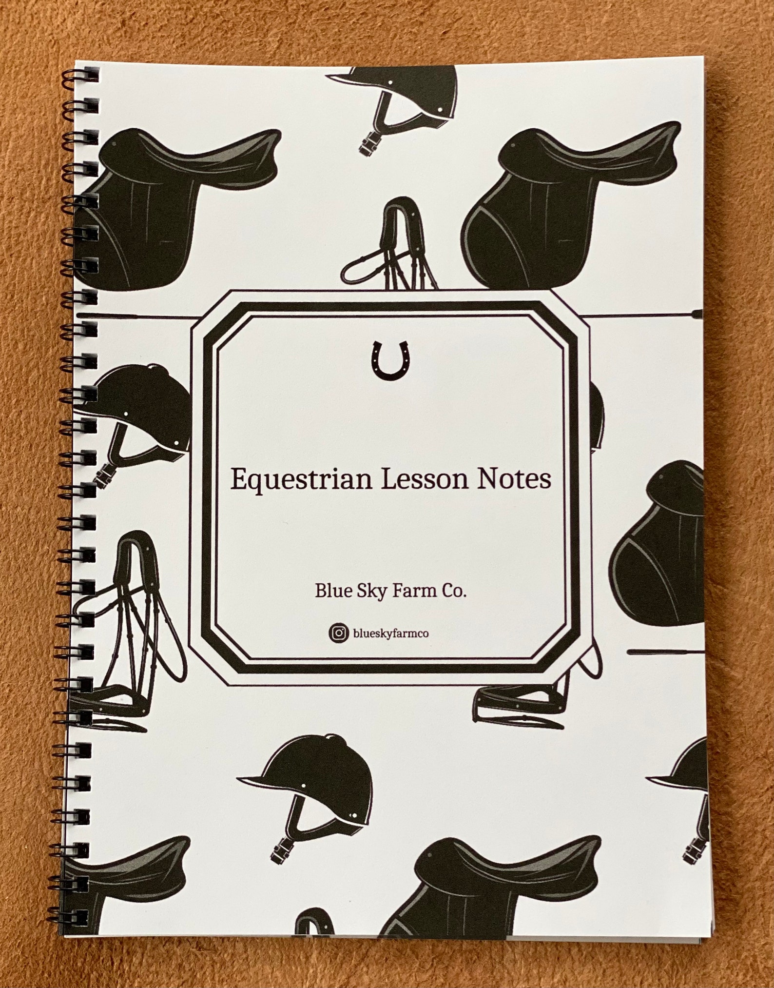 Personalized Horse Lesson Note Journal Equestrian Journal Horse ...