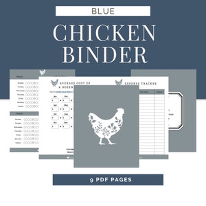 Printable Chicken Egg and Expense Tracker Journal for Chicken Expenses ...