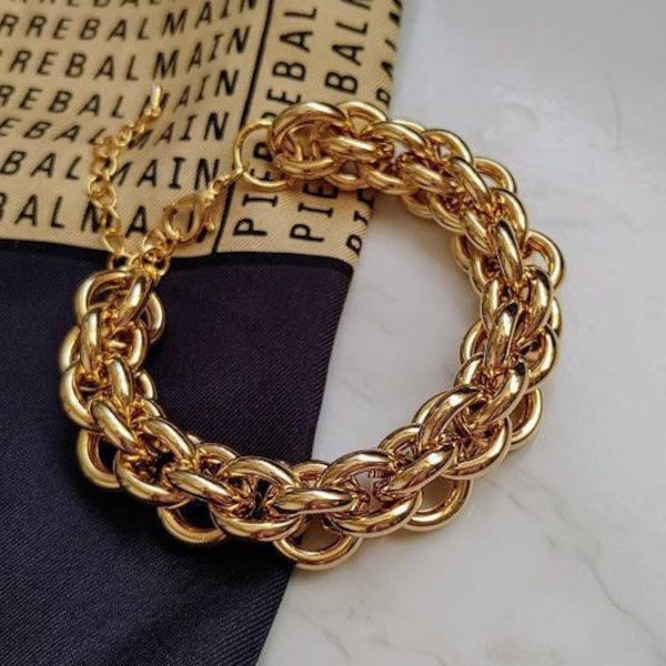Chunky Link Bracelet - Etsy
