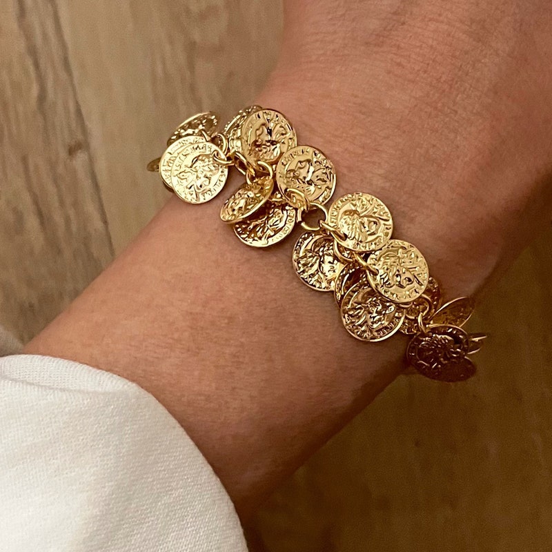 Coin Bracelet - Etsy