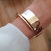 Gold Bold Bracelet, Gold Bangle Bracelet, Minimalist Gold Bracelet ...