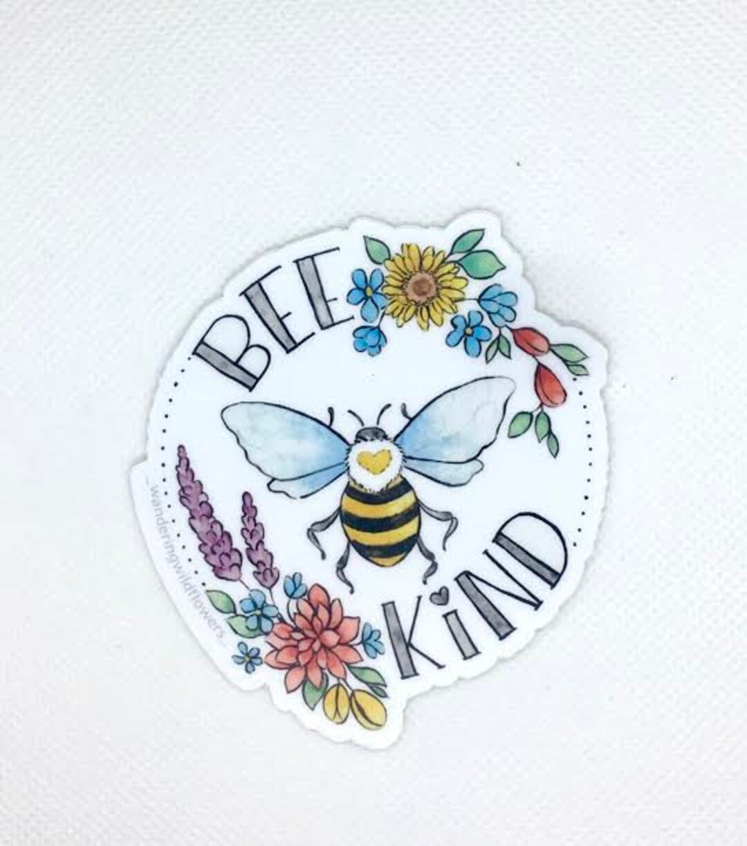 Bee Kind Vinyl Waterproof Sticker - Etsy