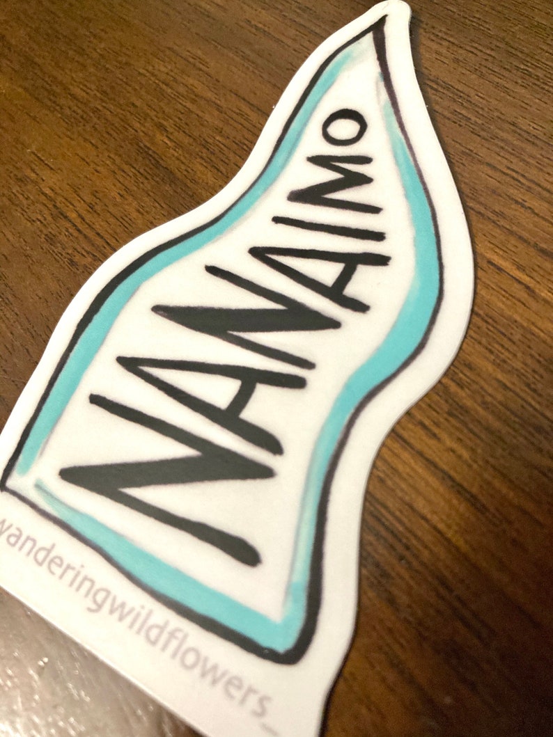 Autocollant en vinyle Nanaimo Banner Flag - Etsy France