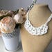 White Rope Necklace- White Knot Necklace- Bib Necklace- Nautical ...