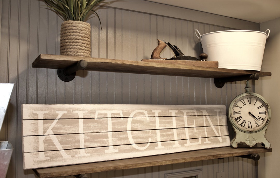 Rustic Kitchen Sign - Kitchen Sign - Rustic Kitchen Decor - Kitchen ...