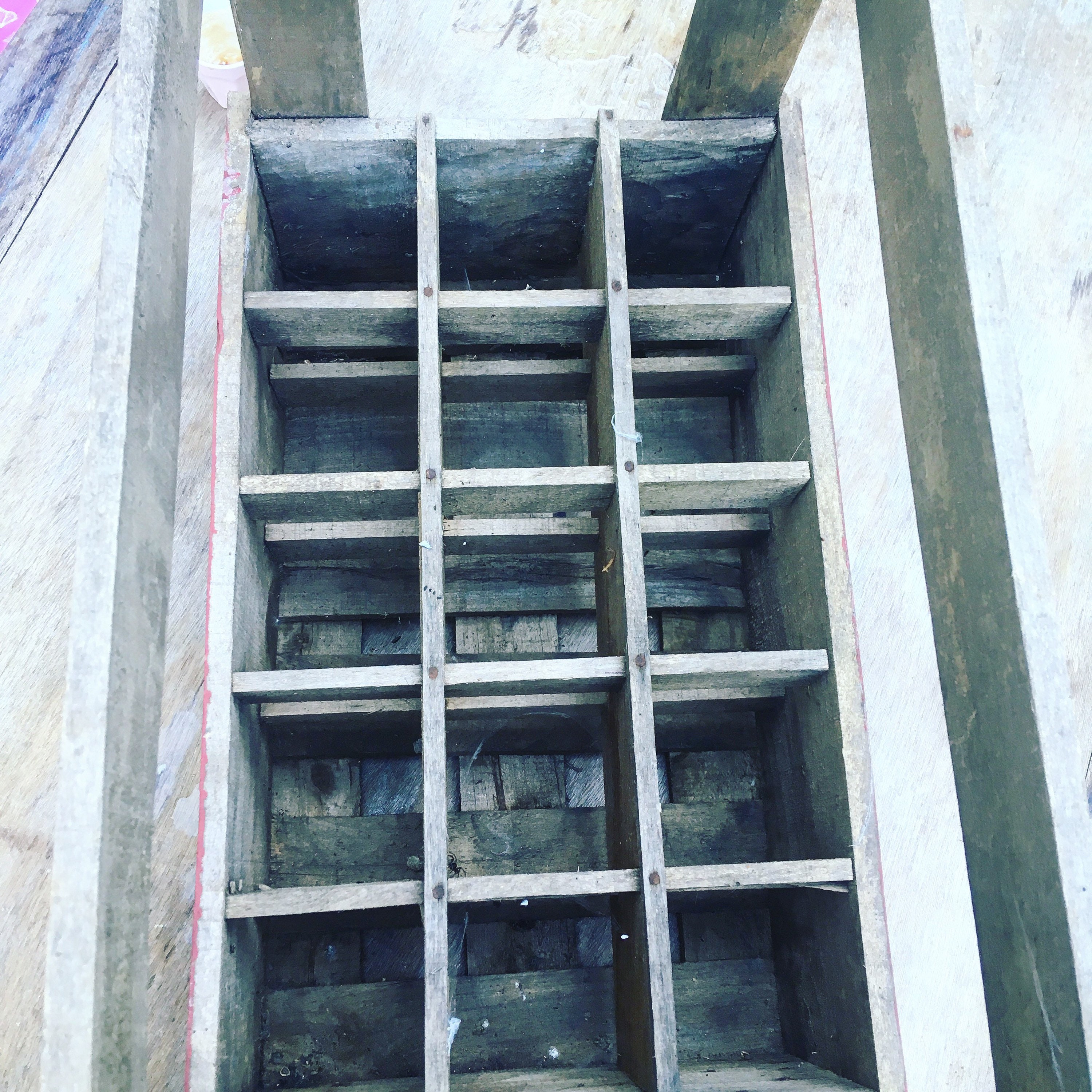 Large old bottle locker. 1930s/1940s. wood. 15 bottles. | Etsy