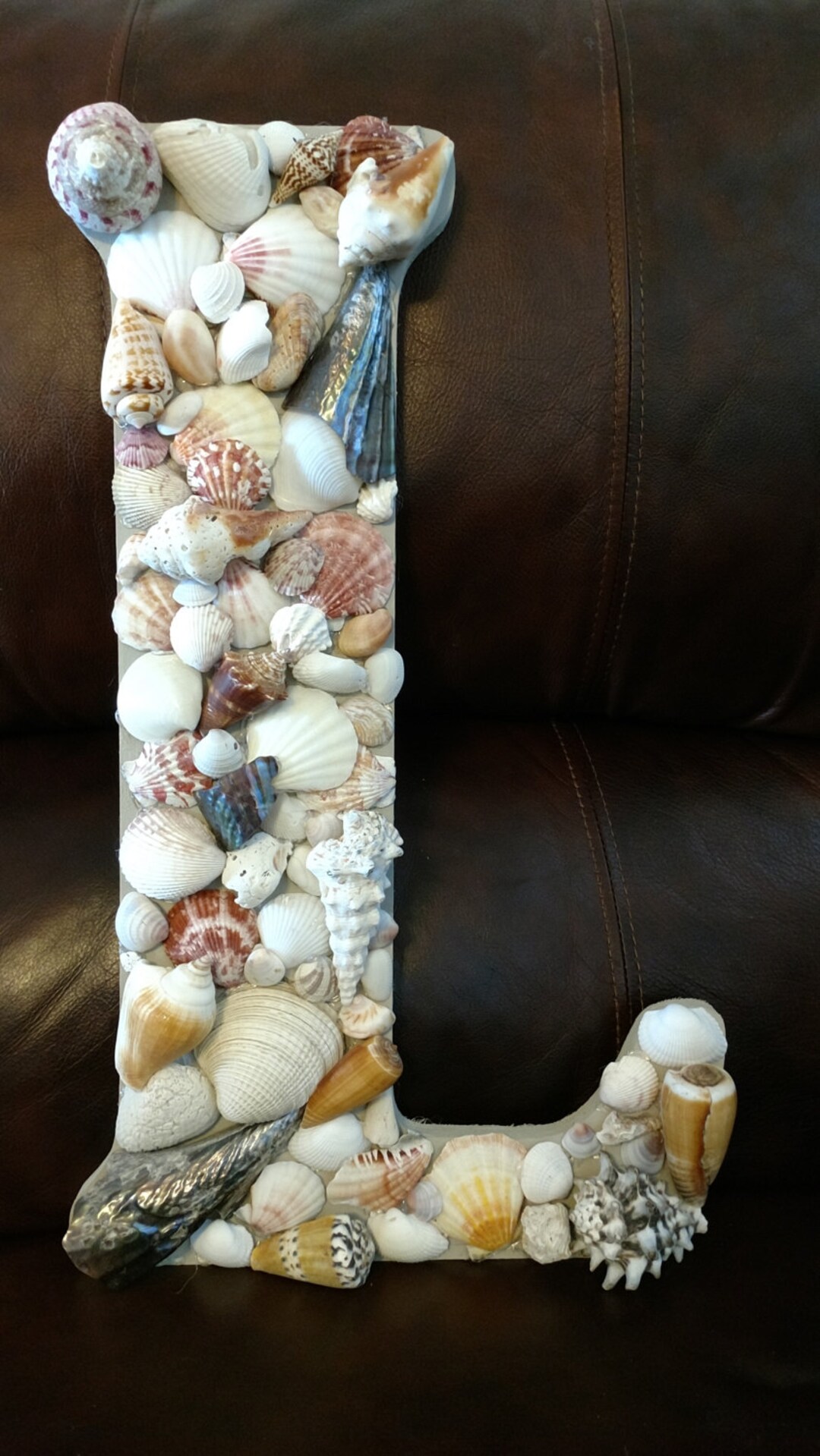 Shell 18"wooden Letter - Etsy