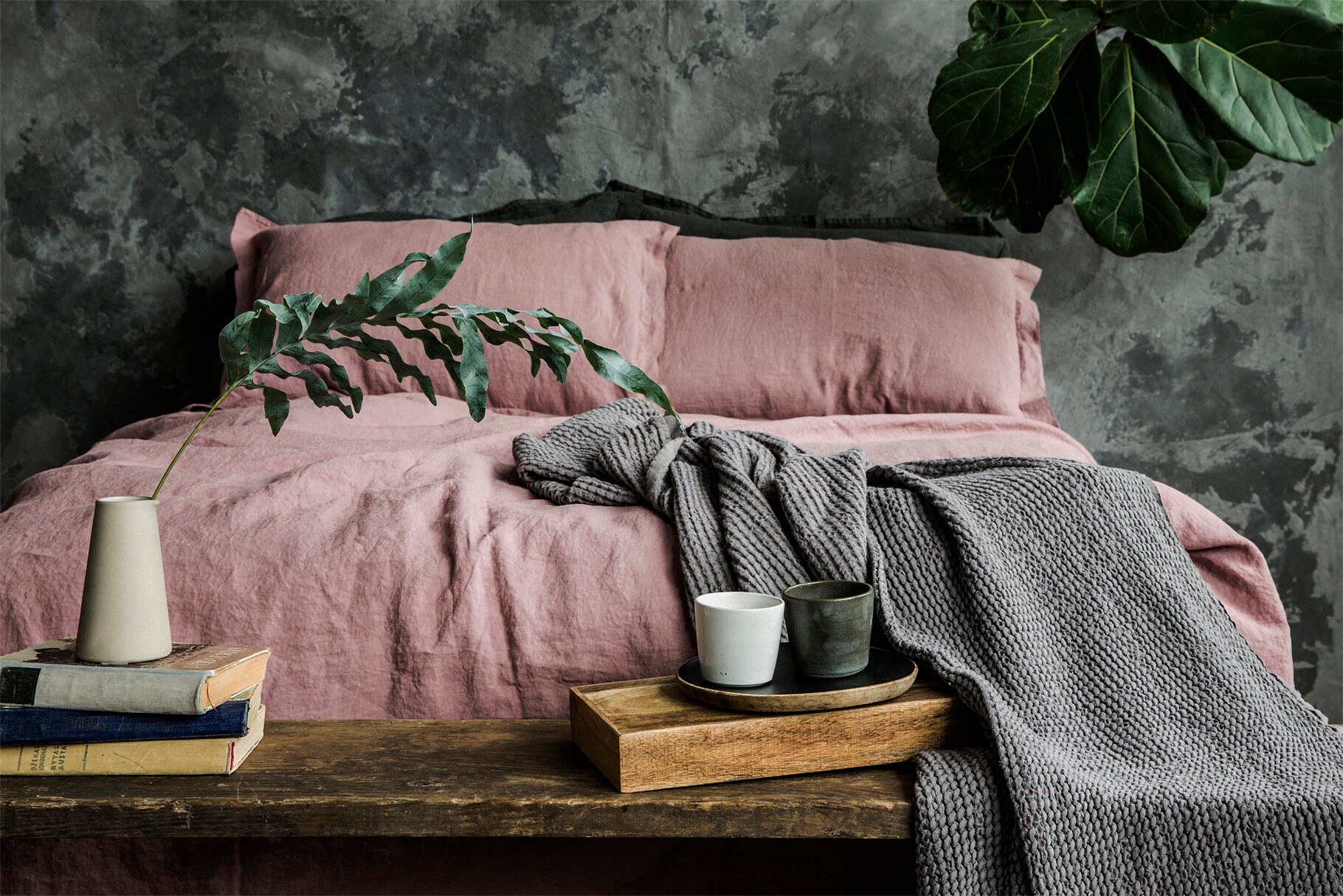 FREE SHIPPING/FULL Set of Linen Bedding/ Linen Bedding Set - Etsy