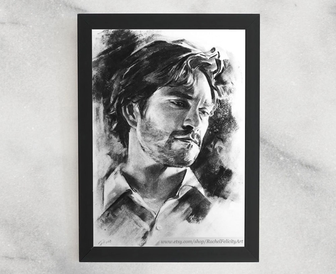 Will Graham in Hannibal Art Print, Hugh Dancy Drawing - Etsy