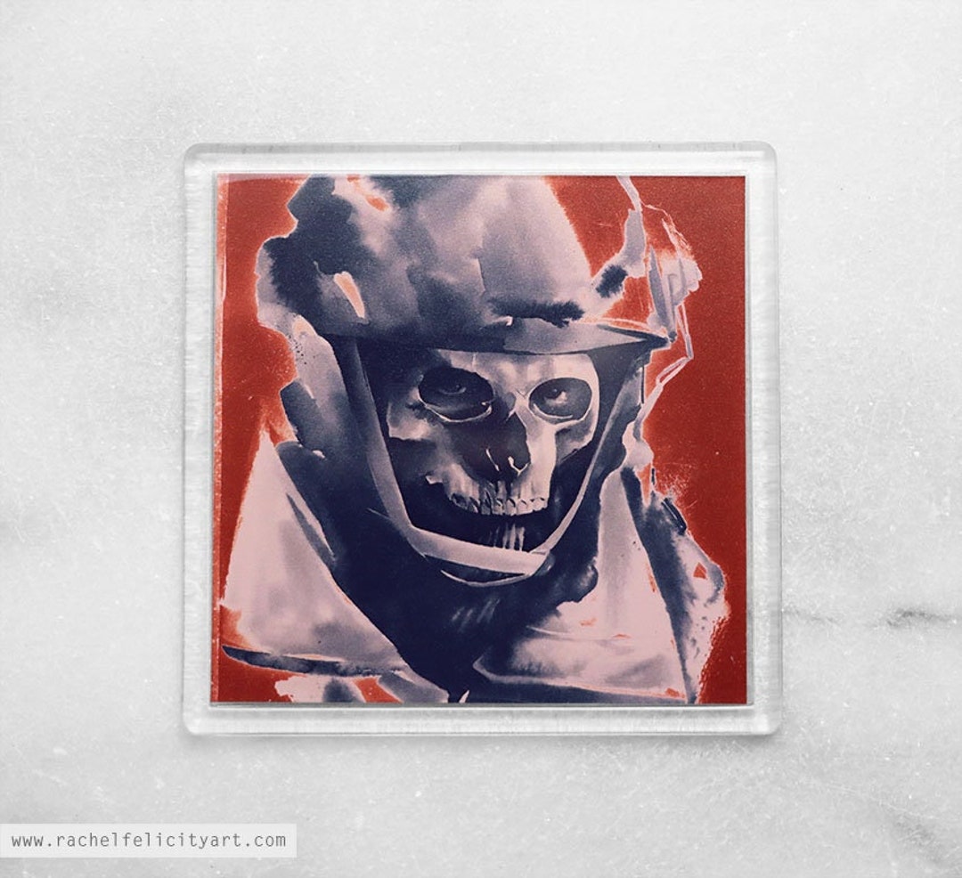 Ghost MW2 Coaster, Simon "ghost" Riley Art, Gamer Gift - Etsy