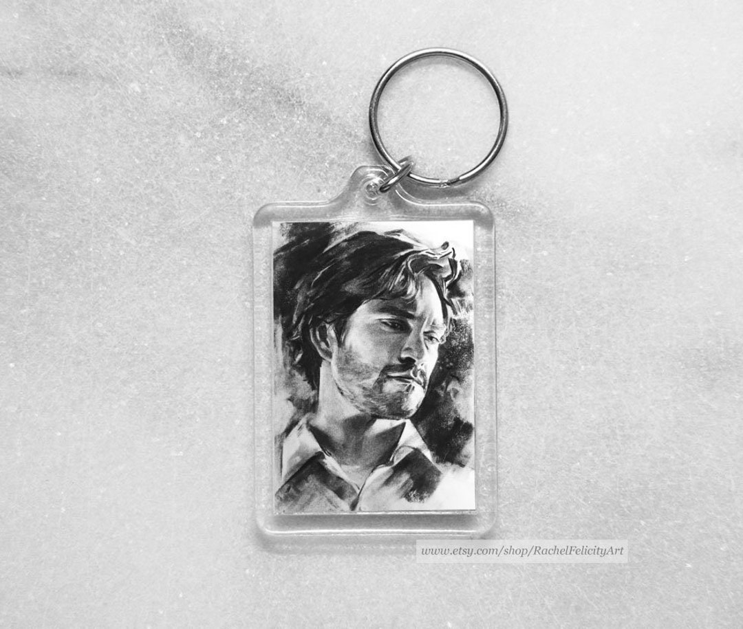 Will Graham Keychain or Magnet, Hannibal Keyring, Hugh Dancy Art Print ...