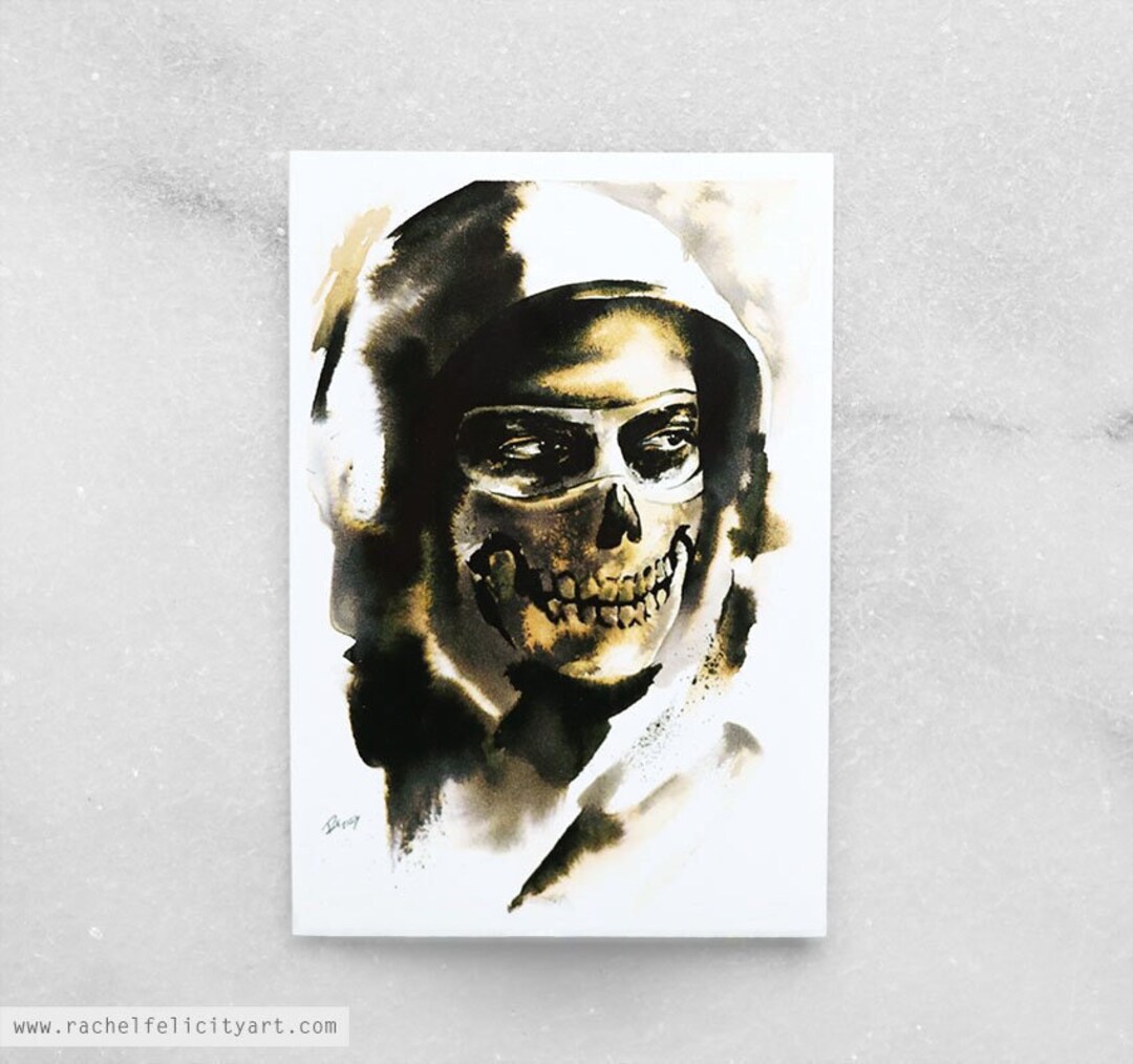 Ghost MW2 Sticker, Simon "ghost" Riley Art - Etsy