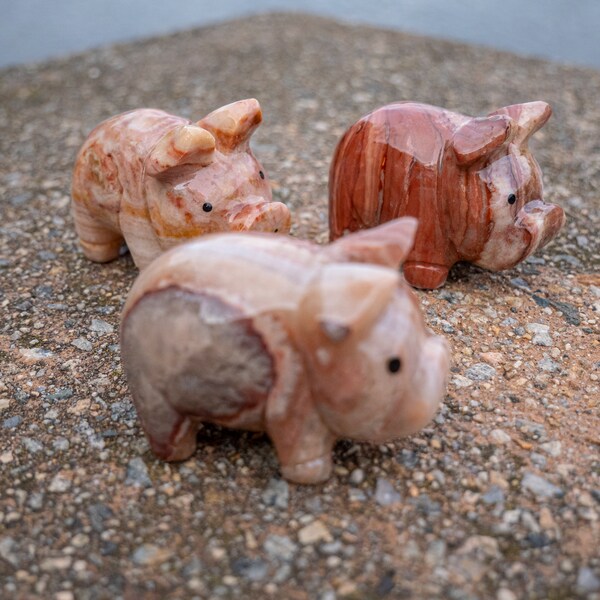 Crystal Pig - Etsy