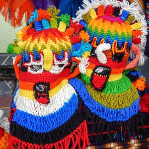 Hand Carved Aya Huma Mask: Rainforest Tribal Decor - Etsy