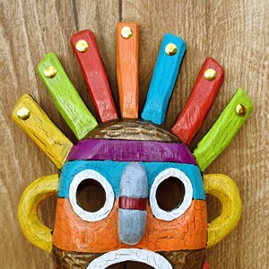 Tribal Art: Hand-carved Rainforest Wooden Mask Unique Rain - Etsy