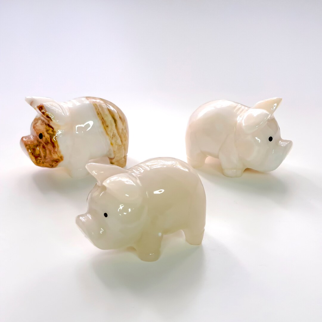 Special Order of 9 Pig Figurines for Josie A Set of 9 Mixed - Etsy