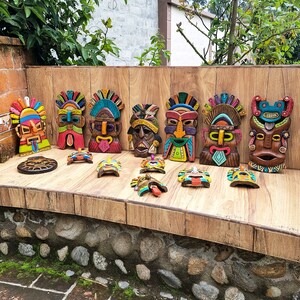 Tribal Art: Hand-carved Rainforest Wooden Mask Unique Rain - Etsy