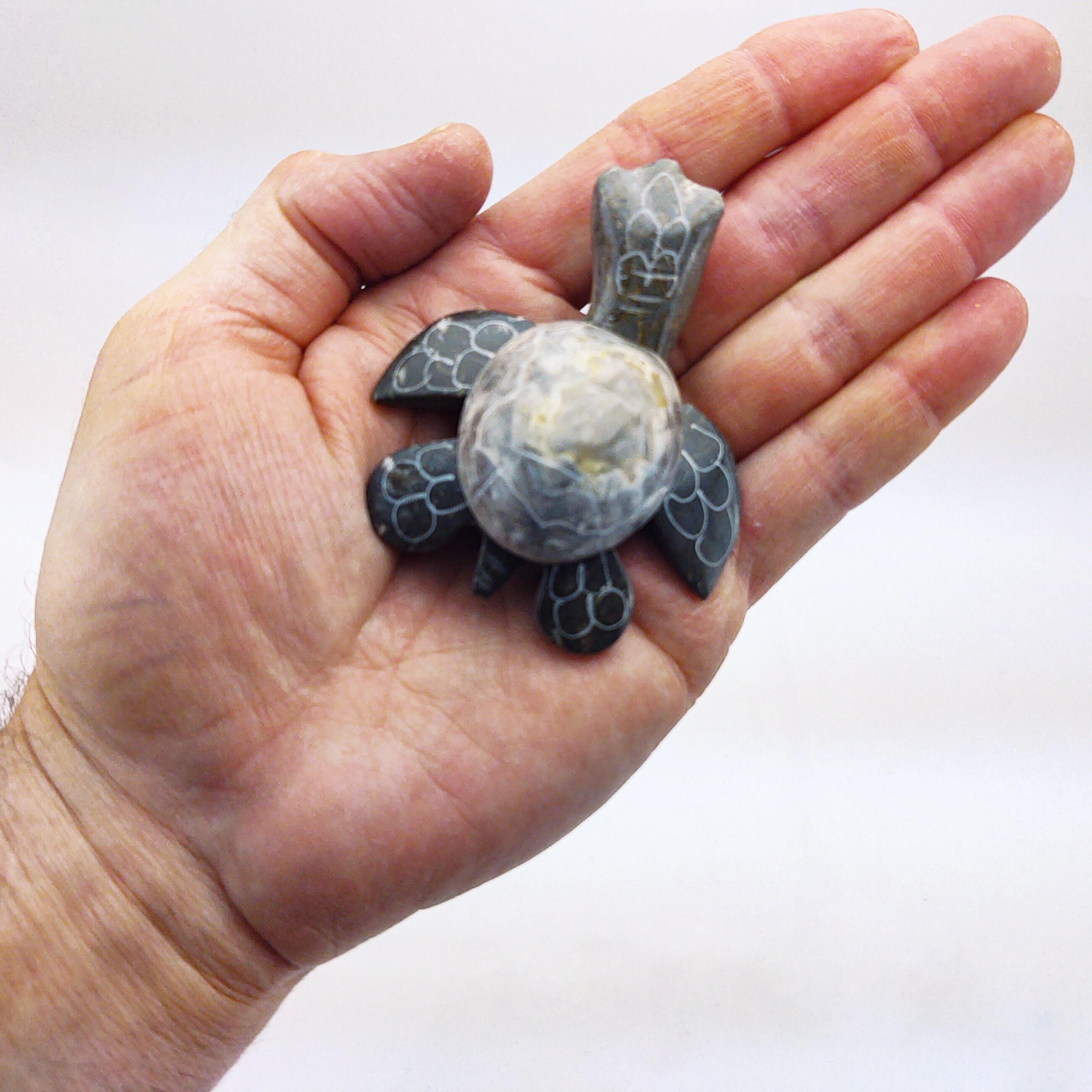 Hand Carved Sea Turtle Natural Gemstone Turtles Carved | Etsy