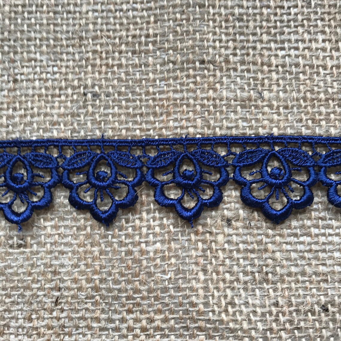 The Lace Co. Quality Guipure Trim 2.6 Cm/1' Wide White, Ivory, Black ...