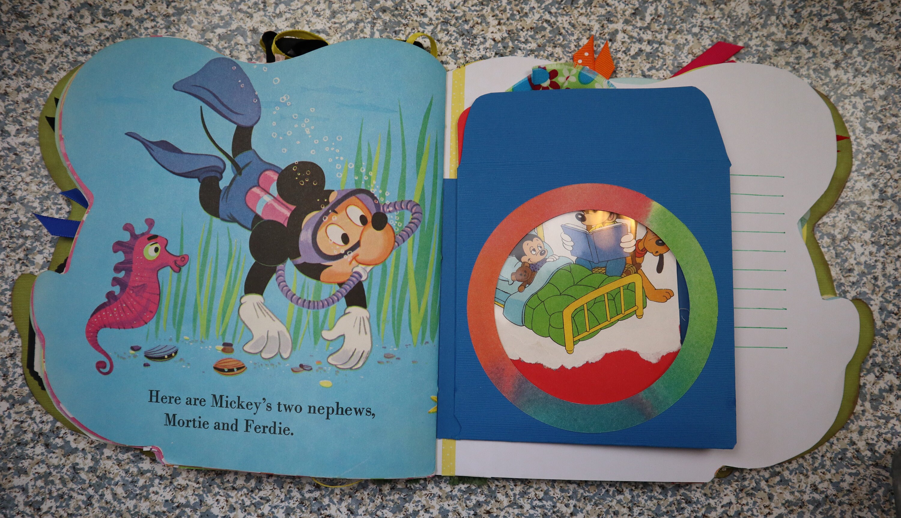 Walt Disney Magic Memory Mickey Mouse Shape Junk Journal - Etsy