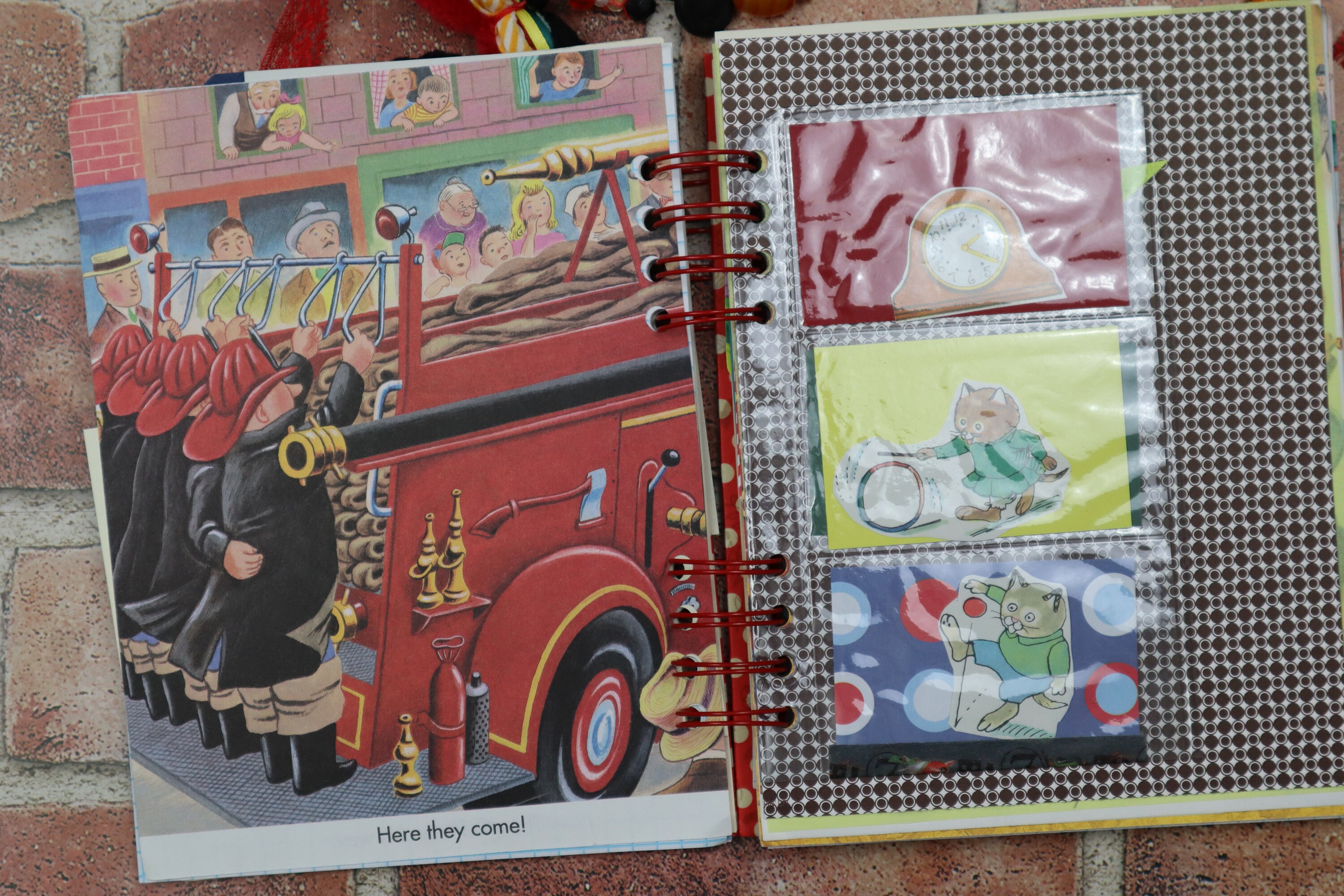 The Fire Engine Book Little Golden Book Free Shipping Notebook Spiral ...