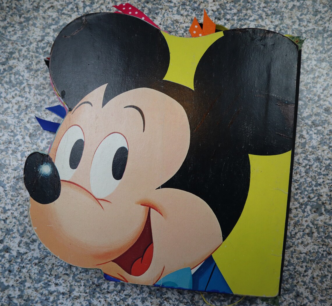 Walt Disney Magic Memory Mickey Mouse Shape Junk Journal - Etsy